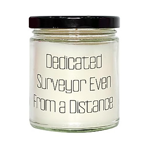 Unique Surveyor Gifts, Dedicated Surveyor Even from a Distance, Birthday Scent Candle for Surveyor from Colleagues, Gift Ideas, Surveyors, Gifts for Surveyors, Surveying