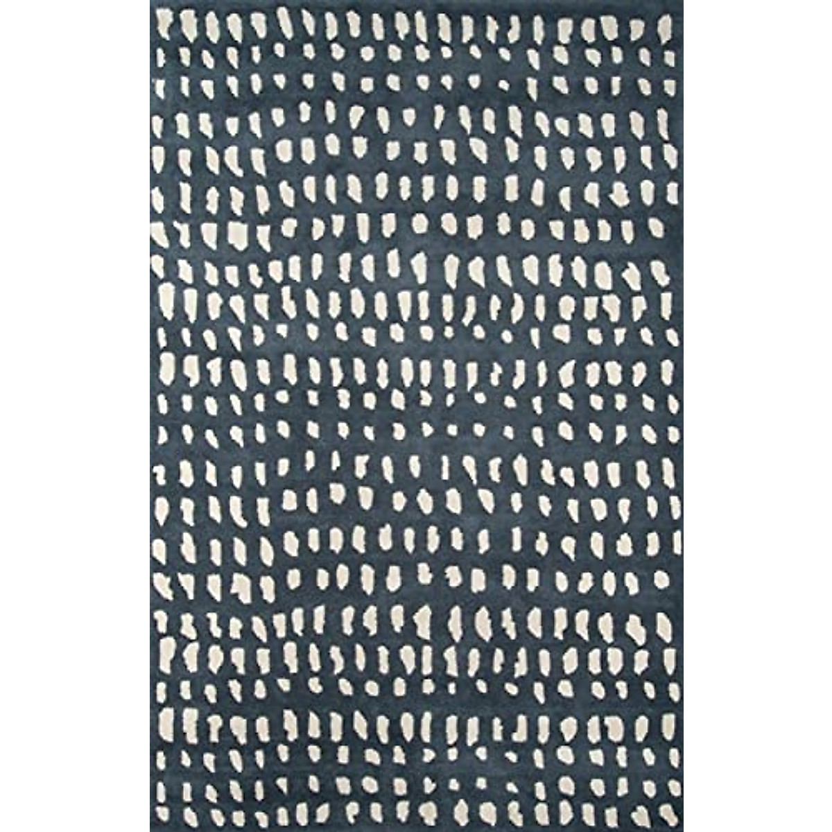 NOVOGRATZ BY MOMENI Delmar Collection Boho Dots Area Rug, 8'0 inch x 10'0 inch, Blue