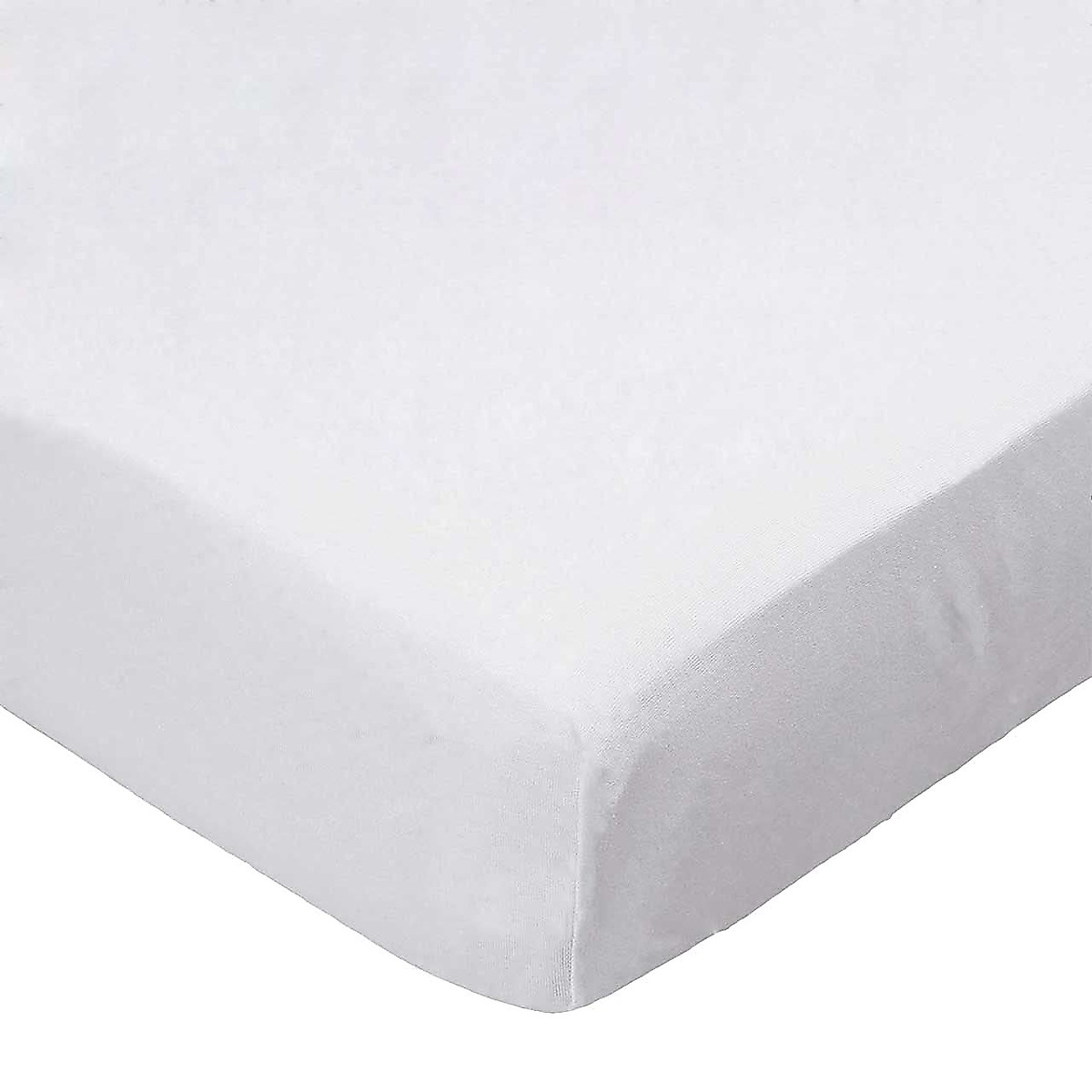 SheetWorld Youth Bed Sheet Set 33 x 66, Solid White Woven, Made in USA