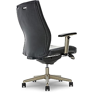 La-Z-Boy Baylor Modern Executive Office Chair, Adjustable Ergonomic Lumbar Support, Black
