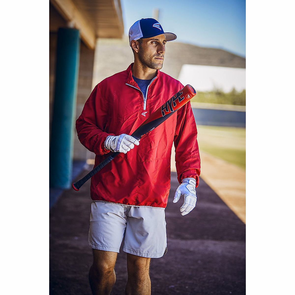 Easton | ALPHA Short Sleeve Cage Jacket | Adult X-Large | Grey