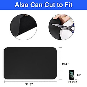 FUMAX Coffee Mat, 16”x32” Large Coffee Maker Mat for Countertop, Absorbent & Hide Coffee Stains Coffee Bar Mat, Non-Slip Rubber Backed, Coffee Bar Accessories Fit Under Coffee Maker Machine