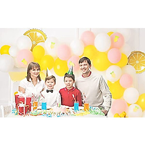 Pastel Yellow Balloon Garland Kit 127Pcs Lemon balloon arch For baby shower Lemonade party main squeeze bridal shower decorations