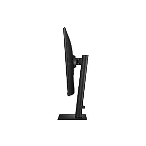 SAMSUNG S40A Series 27-Inch FHD 1080p Computer Monitor, 75Hz, IPS Panel, HDMI, DisplayPort, USB-C, Height Adjustable Stand, 3 Yr WRNTY (LS27A400UJNXZA),Black