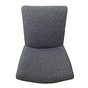 Homepop Home Decor | Upholstered Parsons Dining Chairs | Dining Chairs Set of 2 | Decorative Home Furniture, Gray Woven Fabric