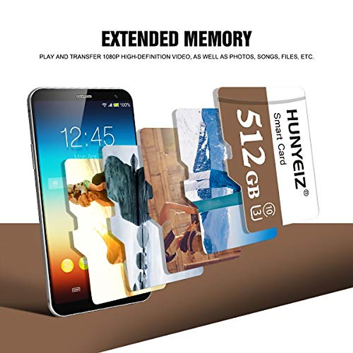 512GB Micro SD Card Memory Card(Class 10 High Speed) Microsd for Smartphone,Game Console, Dash Cam, Drone(512GB)