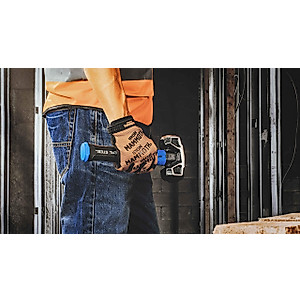 REAL STEEL 0508 Rubber Grip Forged Jacketed Graphite Drilling Sledge Hammer for Striking 3 lb