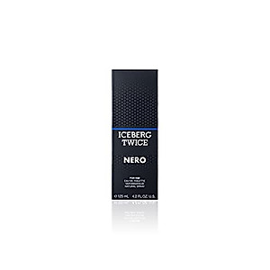 ICEBERG Twice NERO - Exhilarating Personal Fragrance For The Modern Gentleman - Classic EDT Spray Cologne For Men - Vibrant And Fruity Notes Of Mandarin, Mint, Elemi, Cedarwood, And Oakmoss - 4.2 Oz