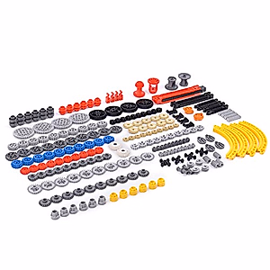 Lingxuinfo DIY Educational Technic Parts Gearbox Gear Parts for Standard Building Block Brands- Random Color