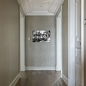 HAO SHUN DA Gangster Collage Poster Oil Painting on Canvas Posters and Prints Decoracion Wall Art picture Living Room Wall (12" x 18", Artwork - 03)