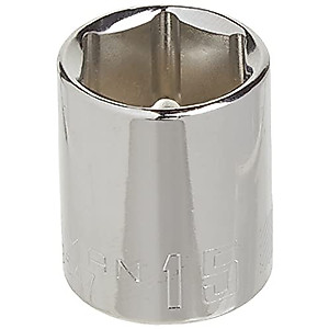 CRAFTSMAN Shallow Socket, Metric, 3/8-Inch Drive, 15mm, 6-Point (CMMT43547)