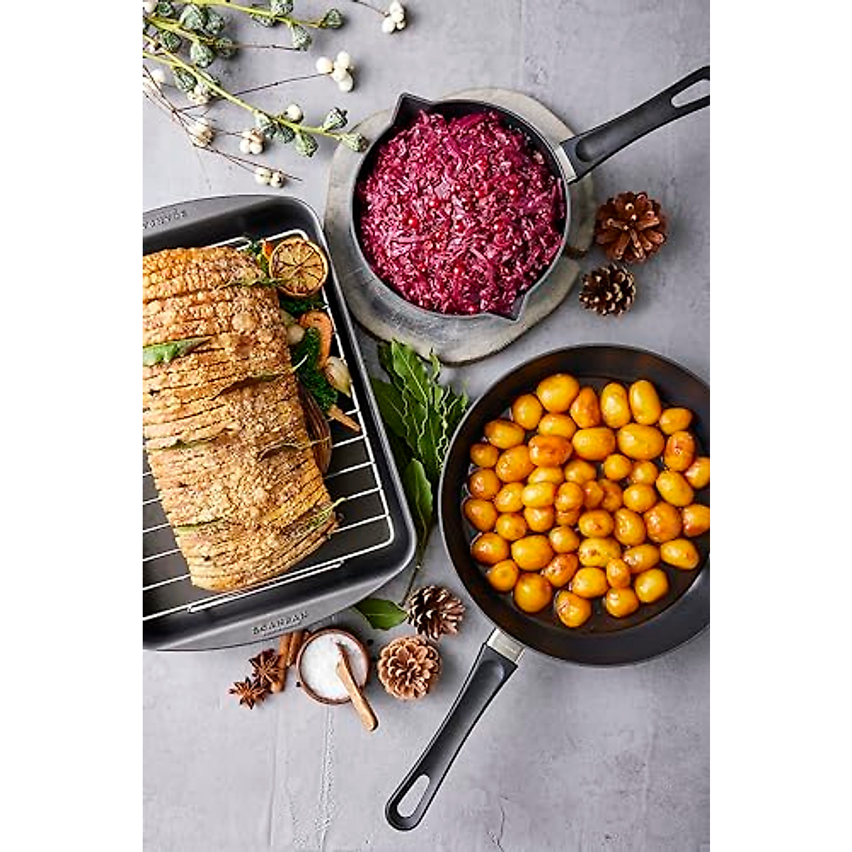 Scanpan Classic 3.25 Quart Sauté Pan with Cookware Lid