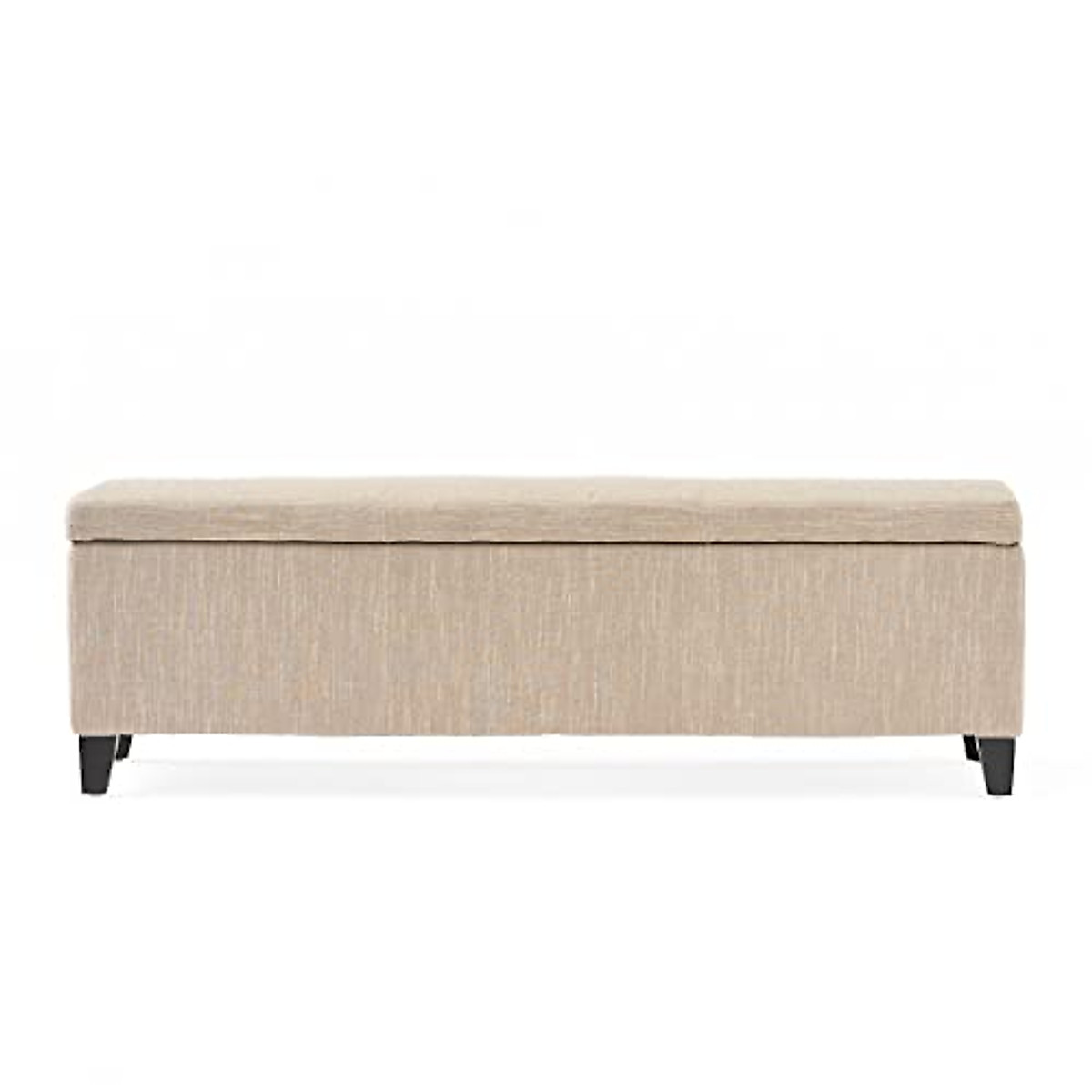 Christopher Knight Home Glouser Fabric Storage Ottoman, Sand