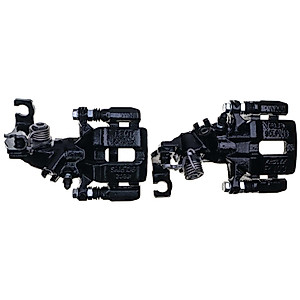 Power Stop S2068BLK Rear Pair of High-Temp Black Powder Coated Calipers For Acura TSX 2004-2008, Honda Accord 1998-2007 [Model Specific]