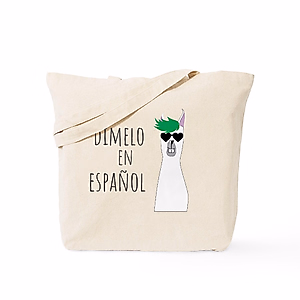 CafePress Spanish Teacher Gift DíMelo En Espa& Tote Bag Canvas Tote Shopping Bag