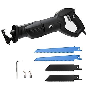 Reciprocating Saw，8.5 Amp Motor,Quickly Cut Depth in Wood and Metal Cutting By 1020W,3/4"(28mm) Stroke Length, 2800SPM and 6" Max.