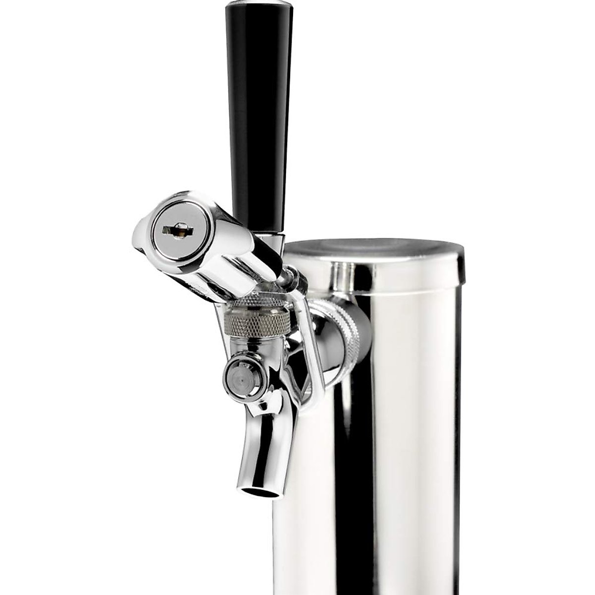 Summit Appliance TapLock Kegerator Tap Lock to Secure Standard Beer, Wine and Flat Coffee Draft Towers with Two Keys Included