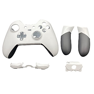 Cowhilan Replacement Housing Shell Faceplate Case Cover Repair Parts Compatible with Xbox Elite Wireless Controller - White Special Edition
