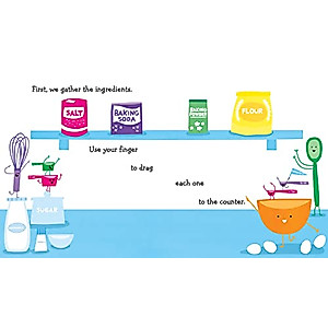 Stir Crack Whisk Bake: An Interactive Board Book about Baking for Toddlers and Kids (America's Test Kitchen Kids, Stocking Stuffer)