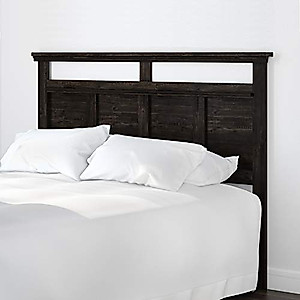 South Shore Versa Headboard, Full/Queen, Rubbed Black