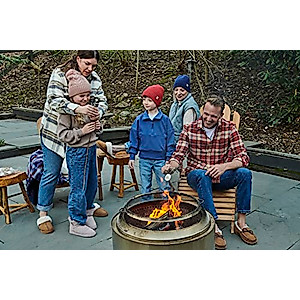 Dearfoams womens Fireside Sydney Shearling Fur Indoor/Outdoor Scuff With Wide Widths Slipper, Chestnut, 9 US