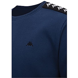 Kappa Lasse Sweatshirt 312008-19-4122, Mens, Moonlit Ocean, M Blue