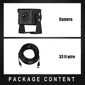 Yakry Y64 HD Backup Camera Wired with 4-PIN Connector Compatible with Y14 System