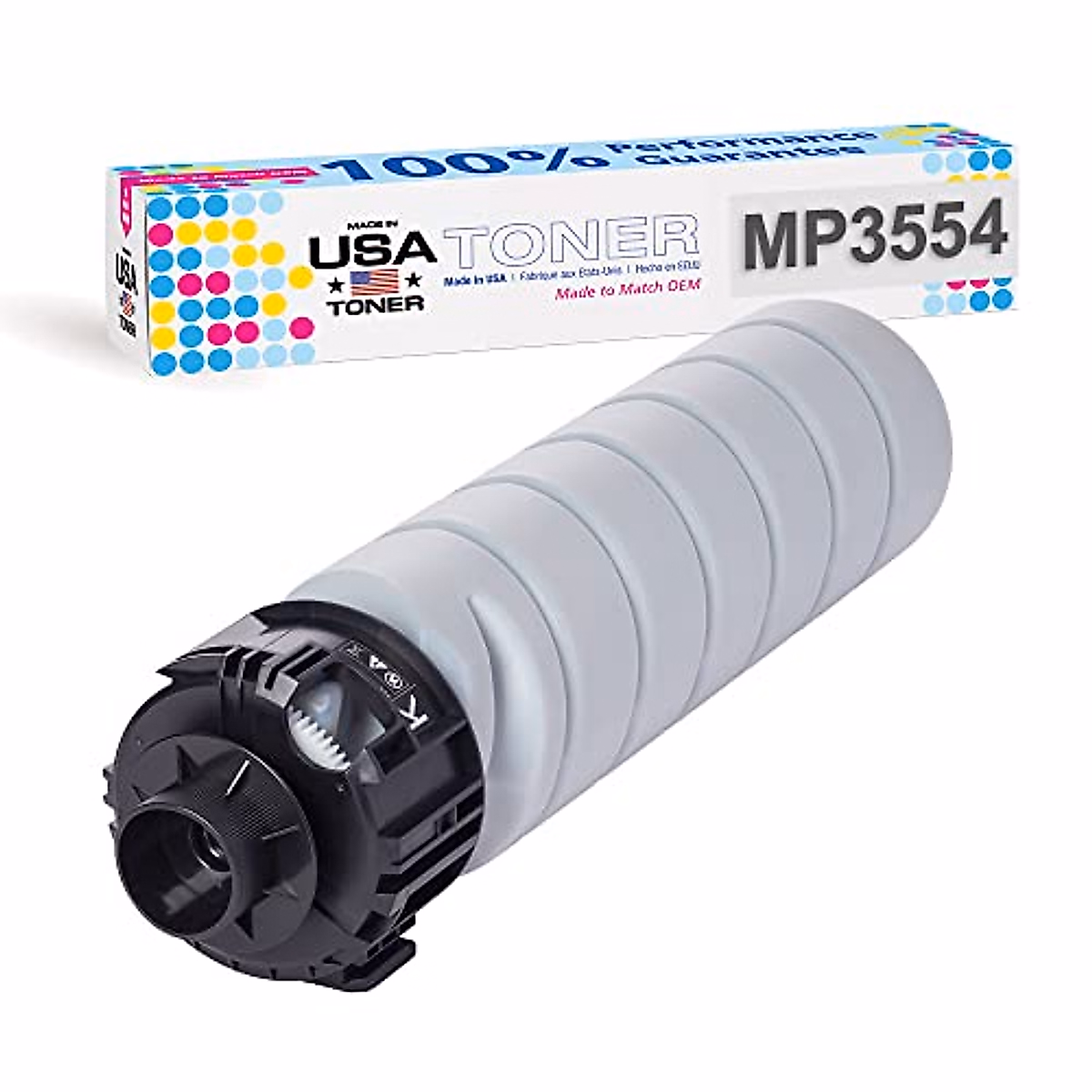 MADE IN USA TONER Replacement for Ricoh MP 2554 3054 MP 3554 2554SP 3054SP 3554SP 2555 3055 3555-841993 - Black 24,000 Pages