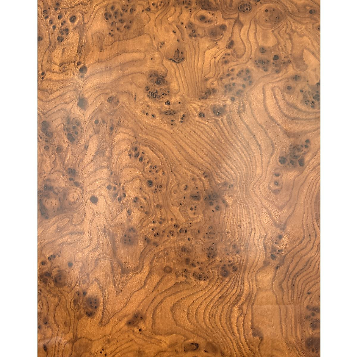 Yifely Brown Wood Grain Furniture Paper PVC Self-Adhesive Shelf Liner Locker Door Sticker 17.7 Inch by 9.8 Feet