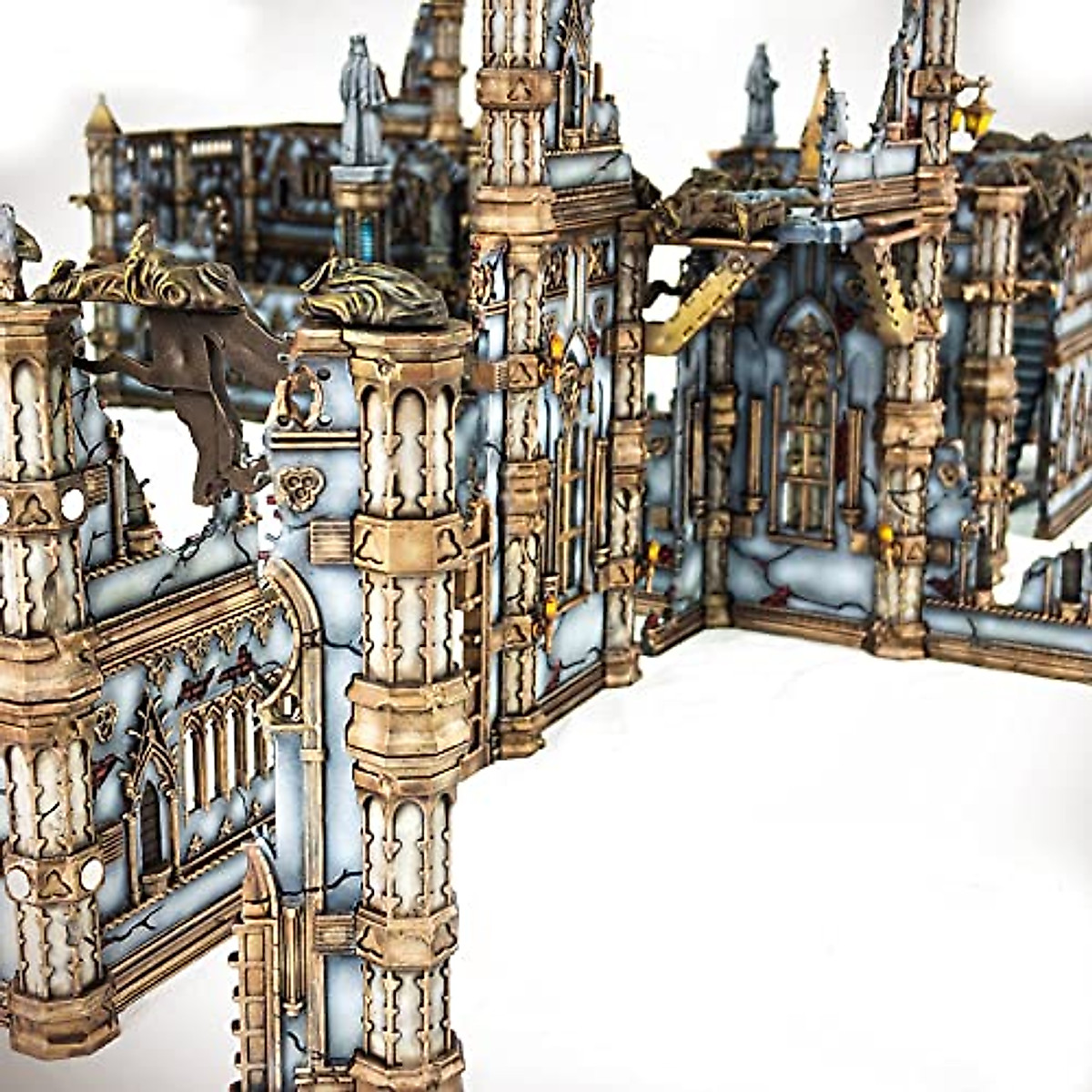 Rampart Modular Terrain Eternal Cathedral Core Set - Unpainted Fully Customizable Scaled Tabletop Terrain by Archan Studio - for Kids and Adults Ages 14+