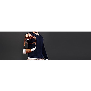 GOAT STORY Mug, Faux leather, 16 oz, Brown