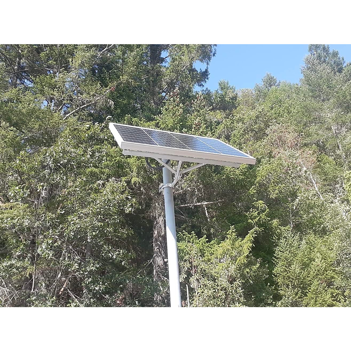 Amtrak Solar Powerful 50-Watt Solar Roof, Attic, Ventilation Exhaust Fan it Quietly Cools Your House, Garage, RV or Boat Waterproof, Plug & Play (with on/Off Switch, Plug & Play) (50, watts)