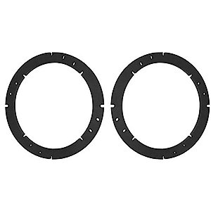 6.5" 6 1/2" Speaker Spacers Depth Extender Extending Rings - 1/4" thick - ID: 5 1/2" OD: 6 5/8" - 1 Pair - SSK65 - Stackable - Perfect For Framing Fiberglass Enclosures