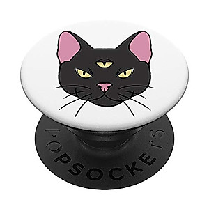 Lost Gods Third Eye Cat PopSockets PopGrip: Swappable Grip for Phones & Tablets