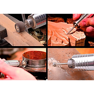 TUNTROL 560W Flex Shaft Rotary Tool with 1/4" Chuck & Stepless Foot Pedal Control, Hanging Grinder Carver Electric Multi-function Metalworking Tools Repair Kit