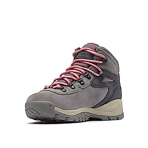 Columbia Women's Newton Ridge Plus Waterproof Amped, Stratus/Canyon Rose, 8.5