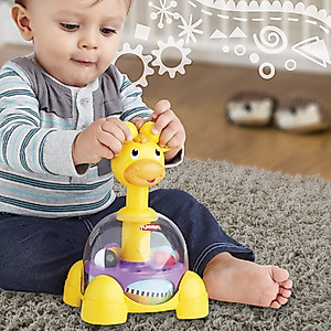 Playskool Giraffalaff Tumble Top Spinning and Popping Cause and Effect Toy for Babies and Toddlers 1 Year and Up (Amazon Exclusive)
