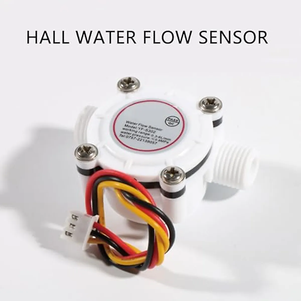 Multifunction Water Flowing Meter With G1/4 Inch Fitting 3.5-24V Efficient Water Flowing Test For Accurate Flows Detection