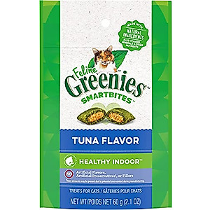 GREENIES Smartbites Hairball Control Tuna - 2.1 Oz, Pack of 6