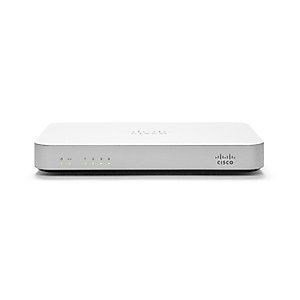 Cisco Meraki MX60 Small Branch Security Appliance (100Mbps FW Throughput 5xGbE Ports, Dashboard and Cloud Controller License Required) (Renewed)