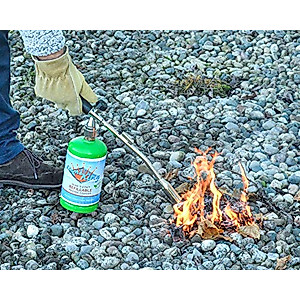 Flame King Propane Gas Blow Torch 20,000 BTU w/Self Igniter, Fire and Charcoal Starter, Weed Burner and more