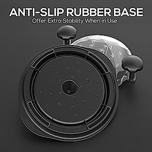 AveFare Pro Chicken Shredder, Chicken Breast Shredder Tool Twist with Clear Cover, Large Meat Shredder Machine - Ergonomic Handle, Dishwasher Safe, Anti-slip, Cleaning Brush, Heat Resistant, BPA Free