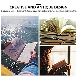 Sewroro Metal Bookmark with Chain: 2pcs Book Page Marker Decorative Book Mark with Chinese Mythology Figure Charm for Book Lover Graduation Gift