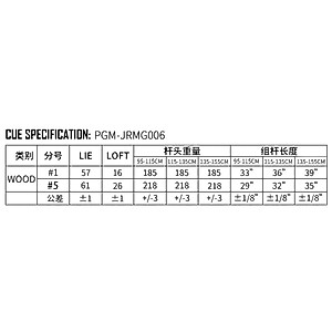 Kids Left Hand Golf Club Wood, 1#5 Golf Drivers for Junior, Wooden Pole Golf Putter with Golf Headcover (Green,#5 Wood- Age 9-12)