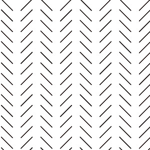 A Room with Black Line Vinyl Wall Decals, Peel and Stick Modern Boho Stickers, 300 Stripes with a Reference Template for Sticking