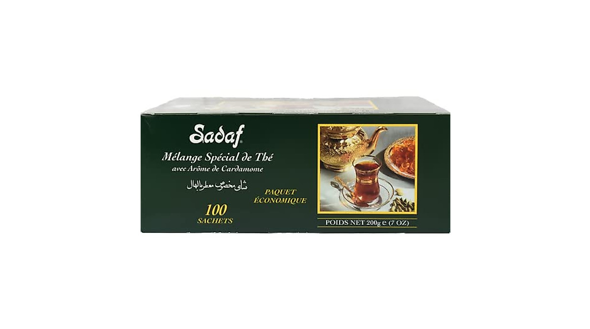 Sadaf Cardamom Tea Bags - Premium Ceylon Blend