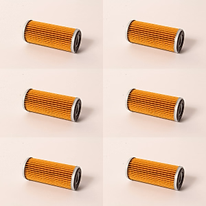 6 PK Hydro Transmission Oil Filter Fits Hustler 604126 X-ONE Cub Cadet PH-411154