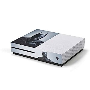 Skinit Decal Gaming Skin Compatible with Xbox One S Console - Officially Licensed Warner Bros Batman Arkham Design