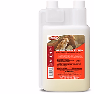 Martin's 32 oz Permethrin 13.3% Concentrate & Compare-N-Save Concentrate Indoor and Outdoor Insect Control, 32-Ounce