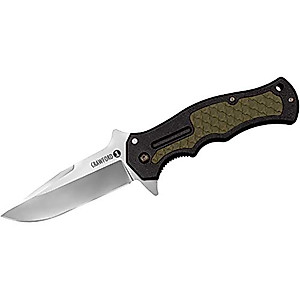 Cold Steel Crawford Model 1 Folding Knife with Pocket Clip, 3 1/2" Blade, Zy-Ex Handle
